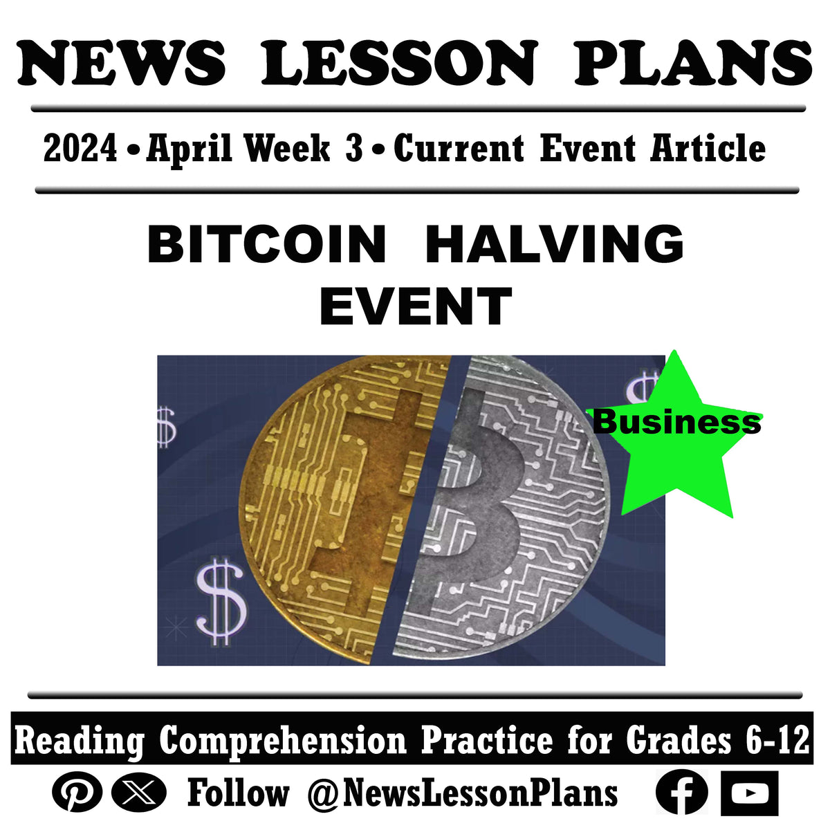 Bitcoin Halving Event_Current Events Lesson Plan for Reading ...