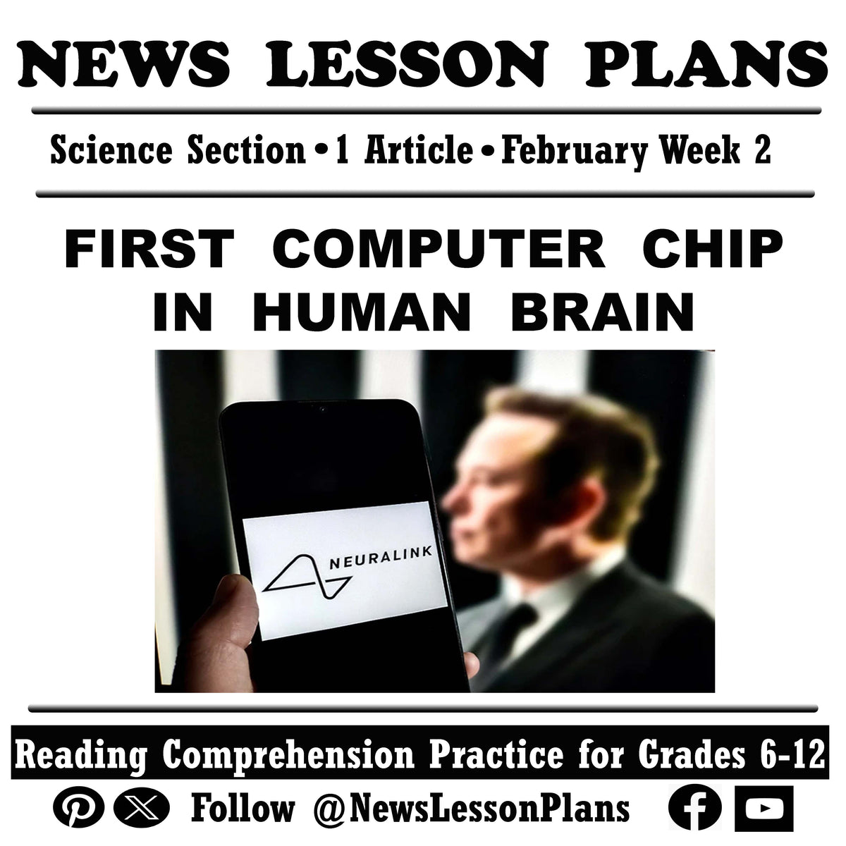 First Computer Chip Implanted in a Human Brain_Current Events Lesson ...