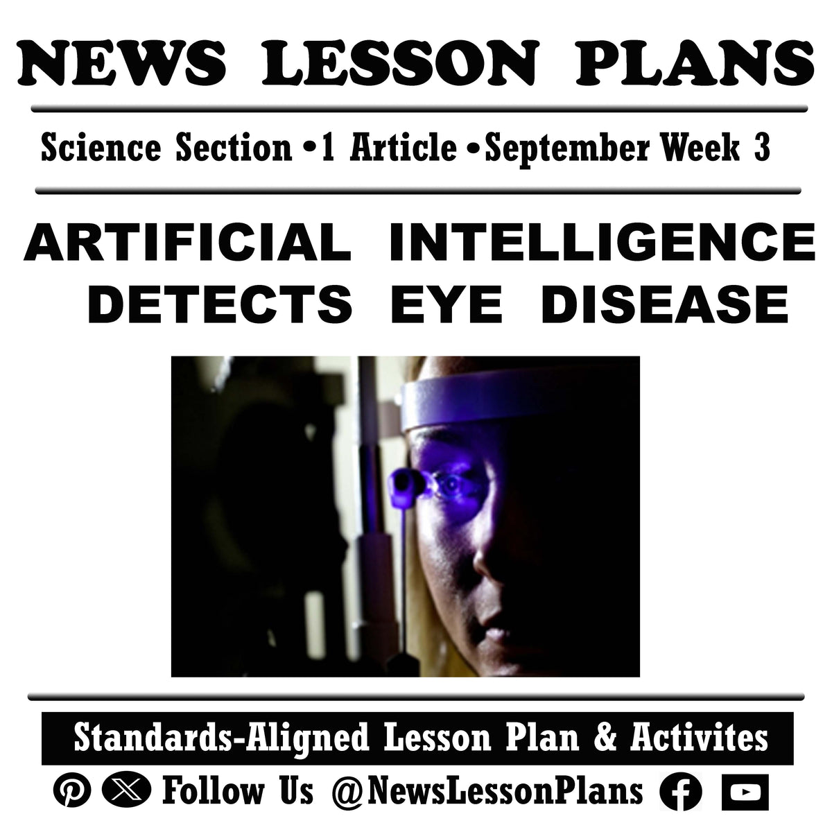 Current Events Lesson Plan - Artificial Intelligence Detects Eye Disea ...