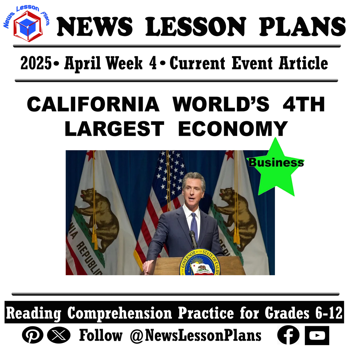 California World’s Fourth Largest Economy_Current Events Reading ...