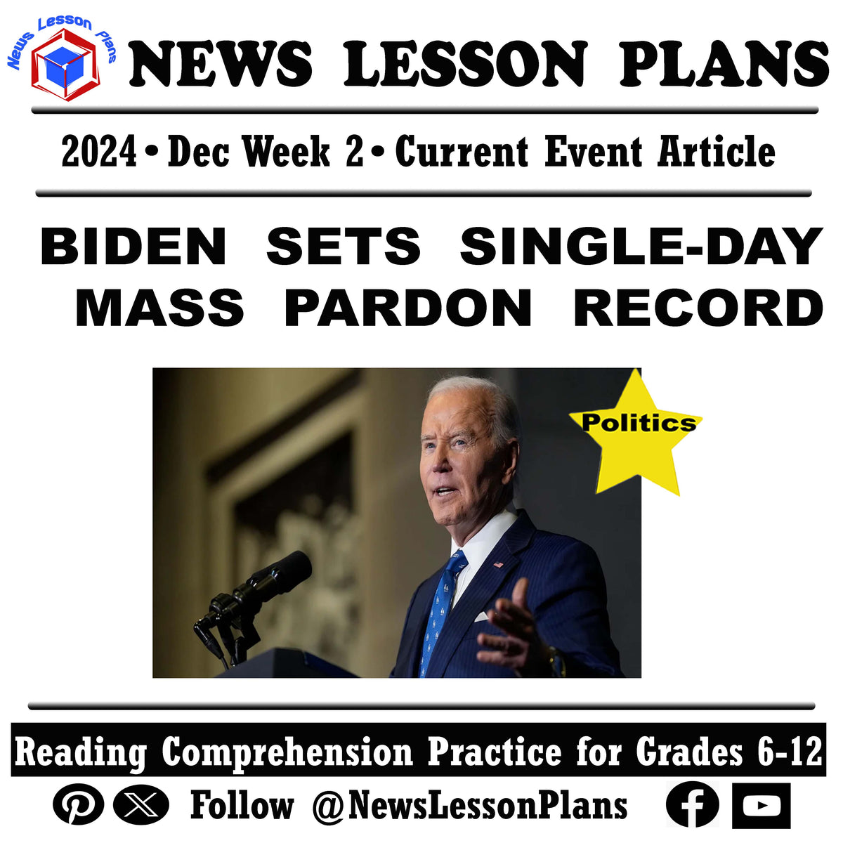 PDF Lesson Plan - President Joe Biden Sets Single-Day Mass Pardon ...