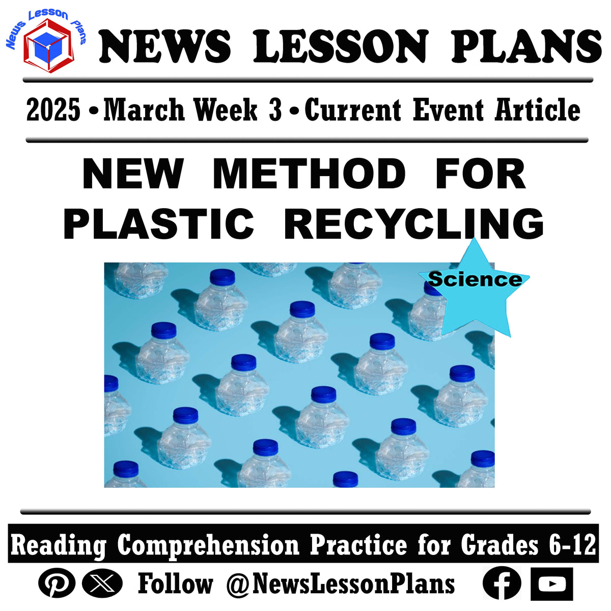 Plastic Recycling - Printable Lesson Plan for Reading Comprehension ...