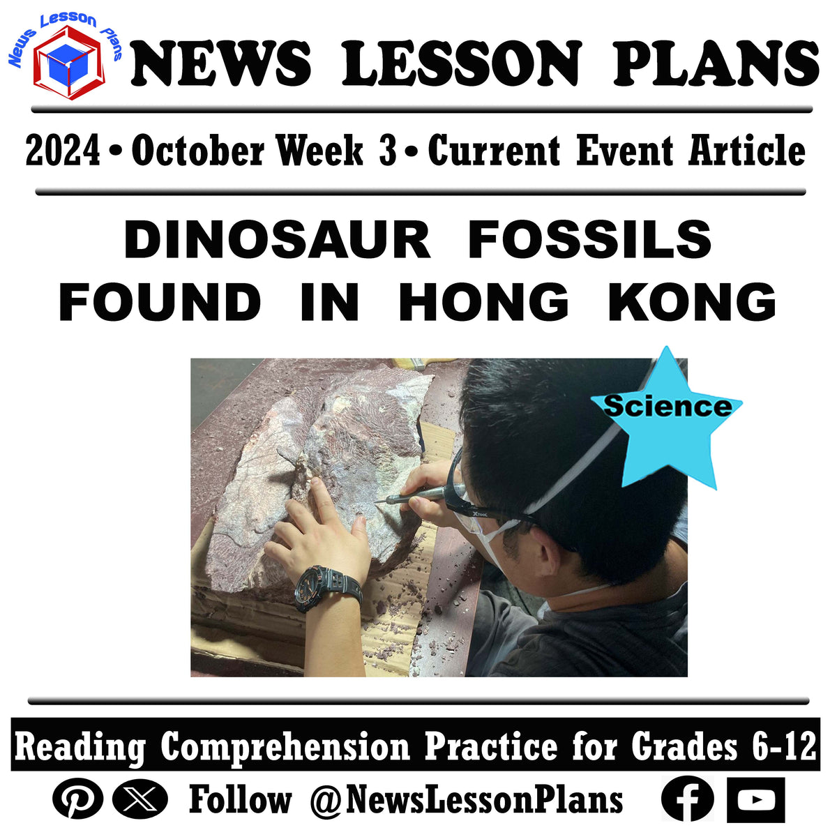 PDF Lesson Plan - Dinosaur Fossils Found in Hong Kong – News Lesson Plans