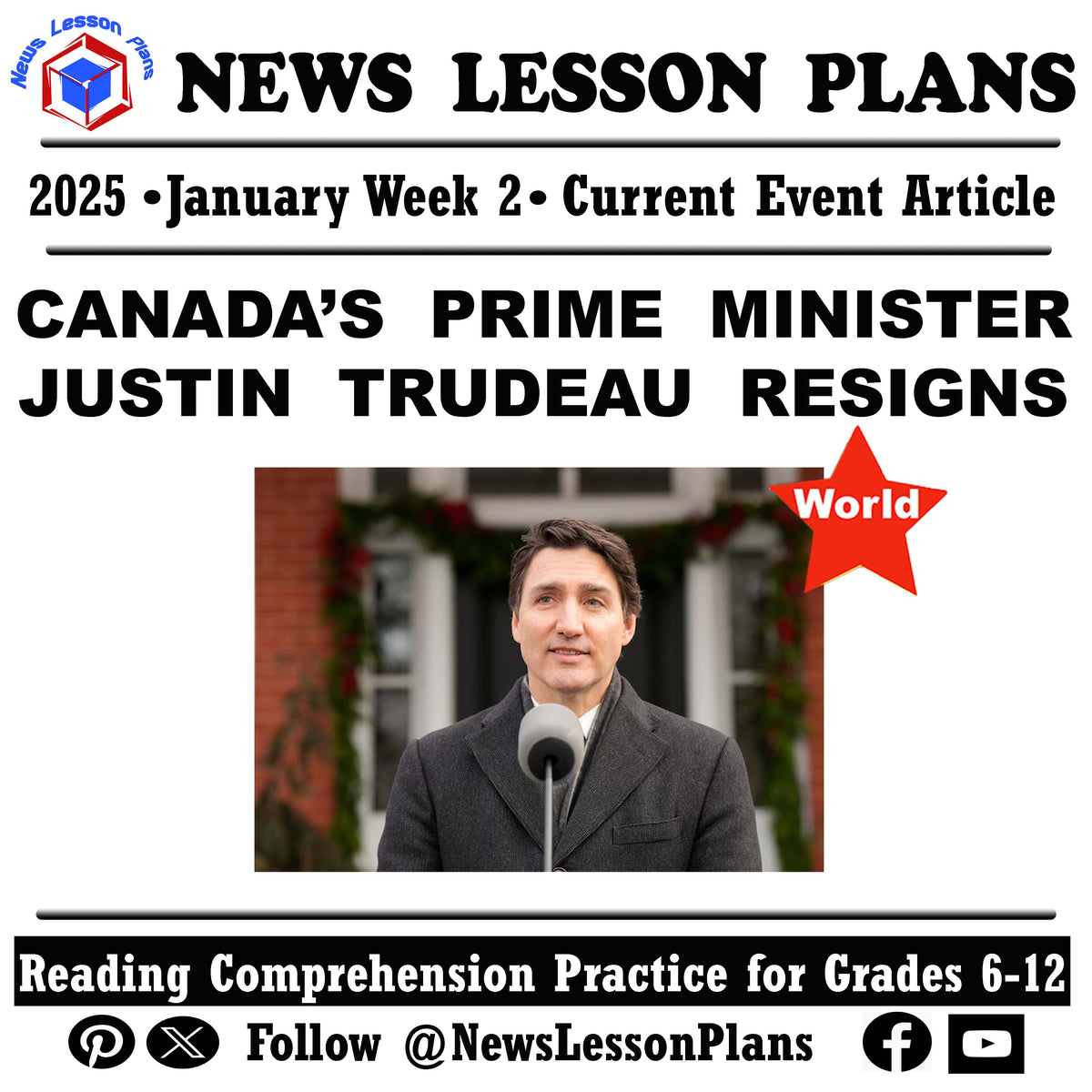 PDF Lesson Plan - Canada’s Prime Minister Justin Trudeau Resigns – News ...