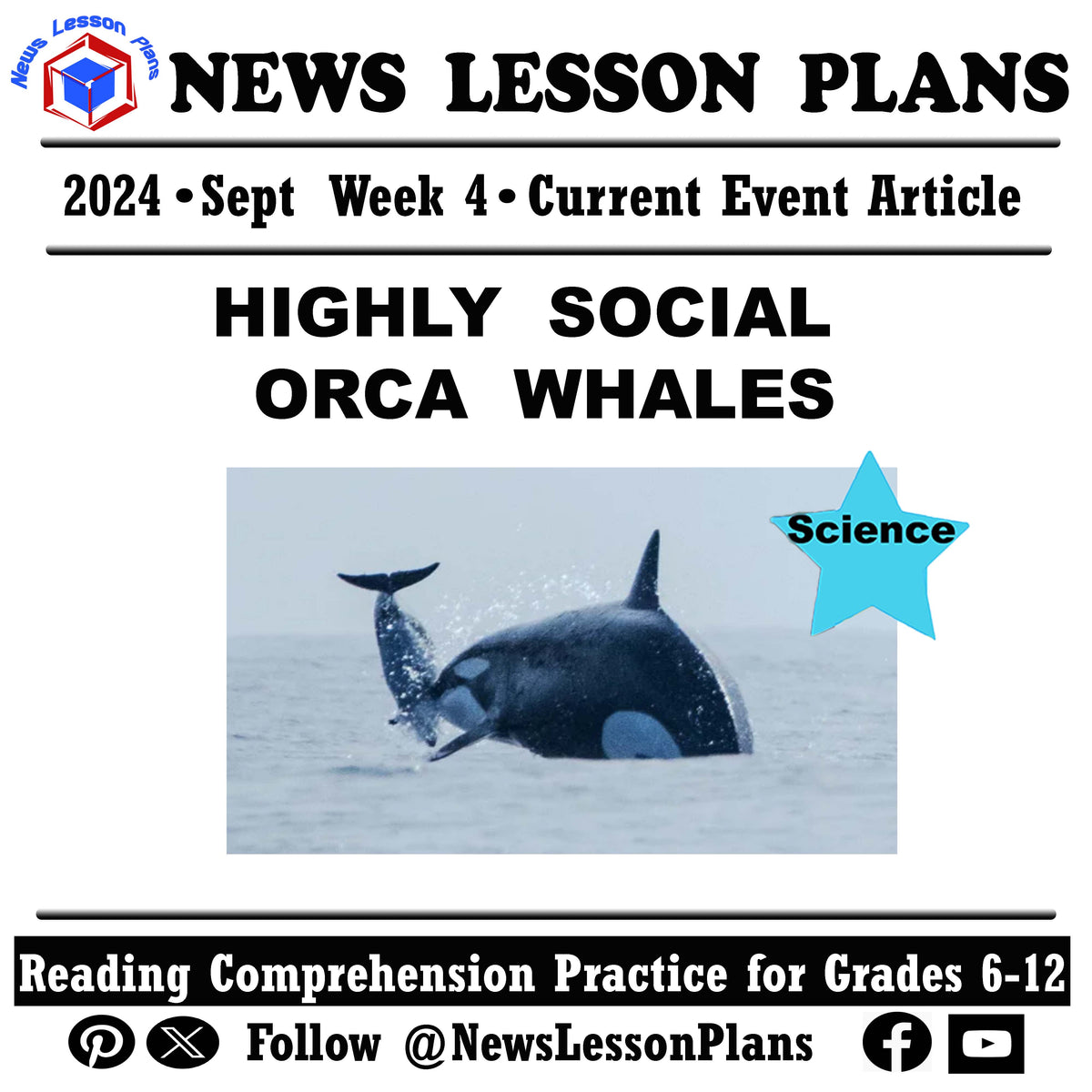 PDF Lesson Plan - Highly Social Orca Whales – News Lesson Plans