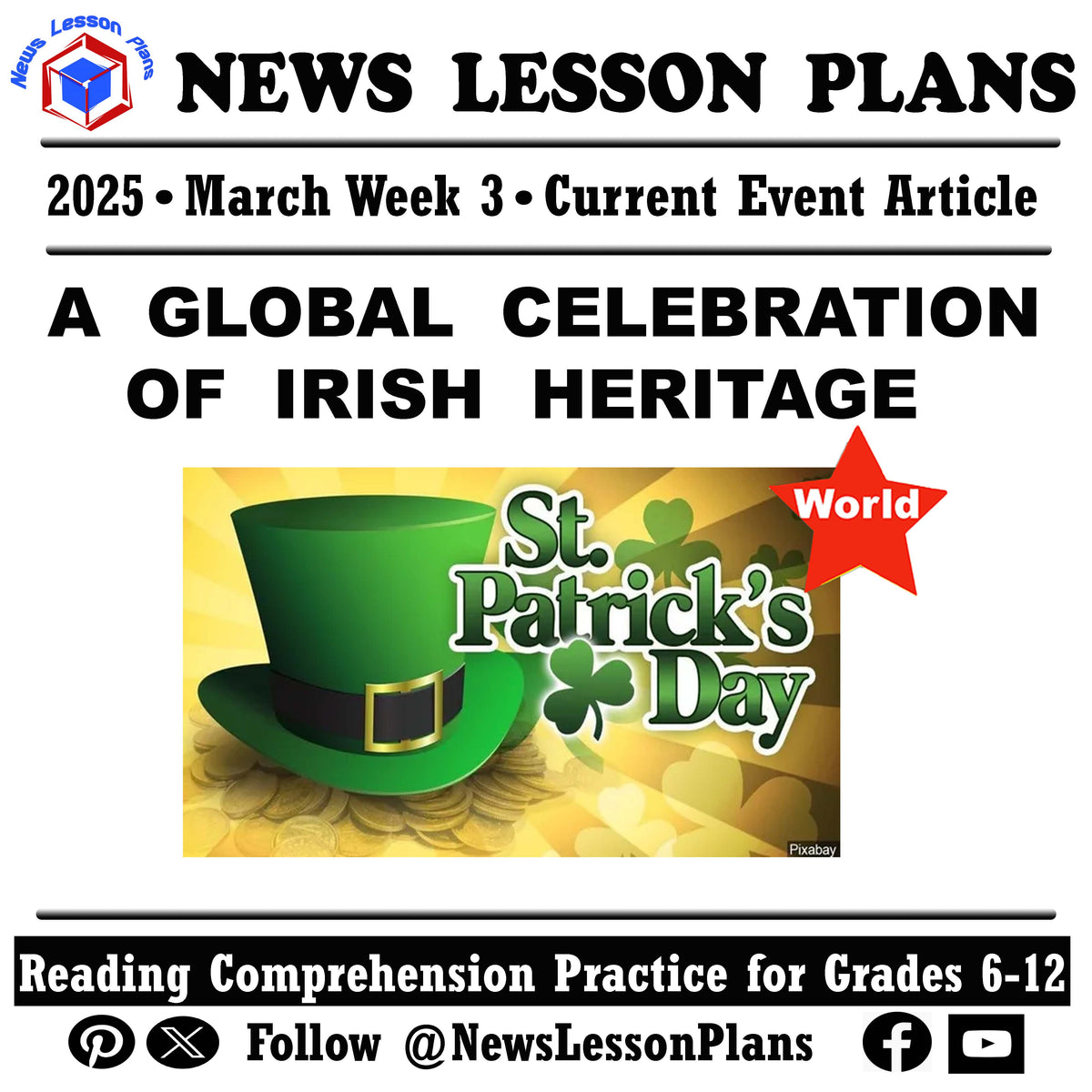 St. Patrick’s Day Celebrations of Irish Heritage - Printable Lesson ...